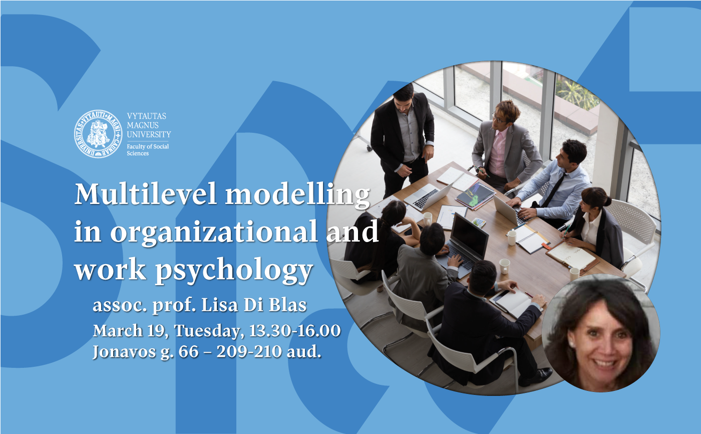 Paskaitos su Triesto universiteto (Italija) profesore Lisa Di Blas ...